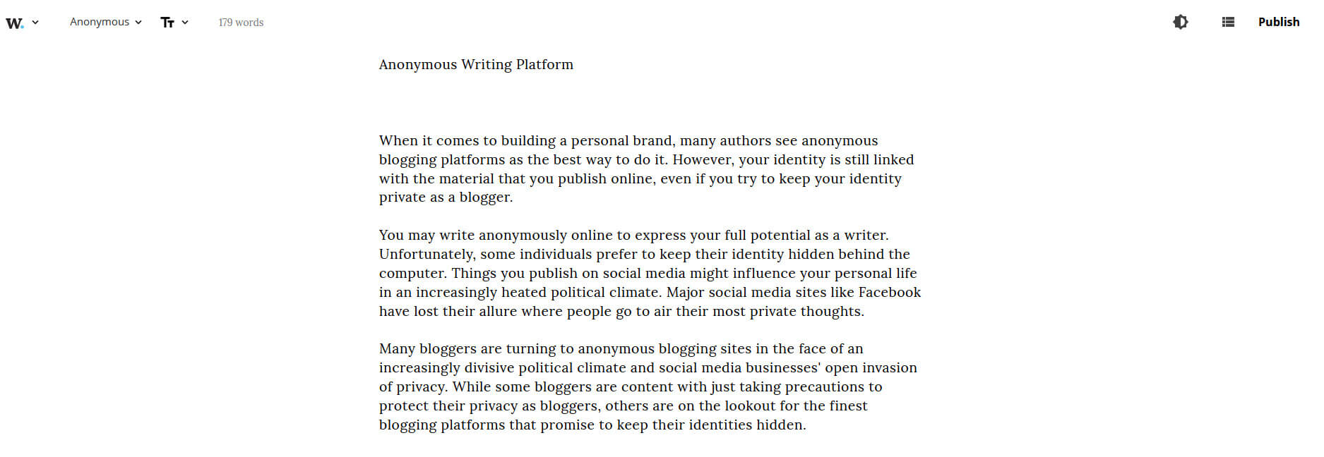 5 Best anonymous writing platforms in 2022